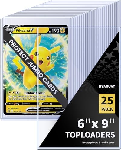 6x9 Toploader - Rigid Clear PVC Sleeves for Protecting & Mailing Jumbo ...