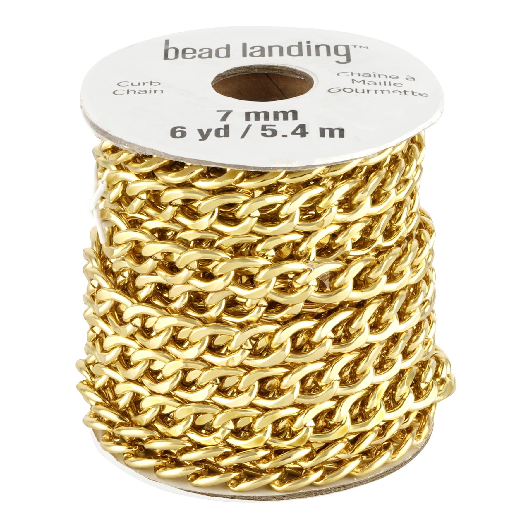 6yd. Gold Curb Thick Chain by Bead Landing™ - Walmart.com