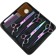 Sharf Gold Touch Pet Scissors, 7.5 Inch Rainbow Straight Shears, Dog ...