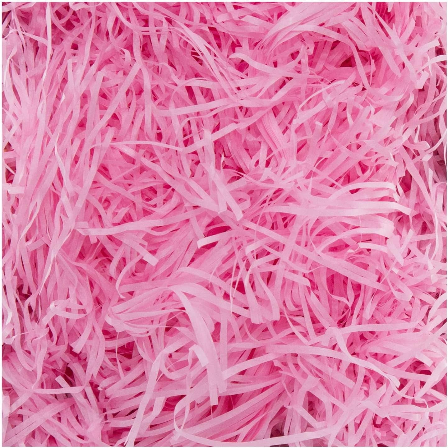 TWCX Pink Raffia Paper Shreds, 7.05oz Decorative Filler for Gift ...