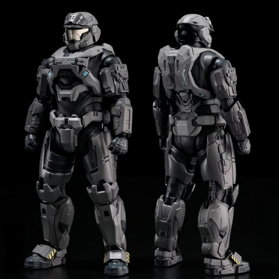 7.08-Inch Halo: Reach Sparta-B312 (Noble Six) PX Edition Action Figure ...