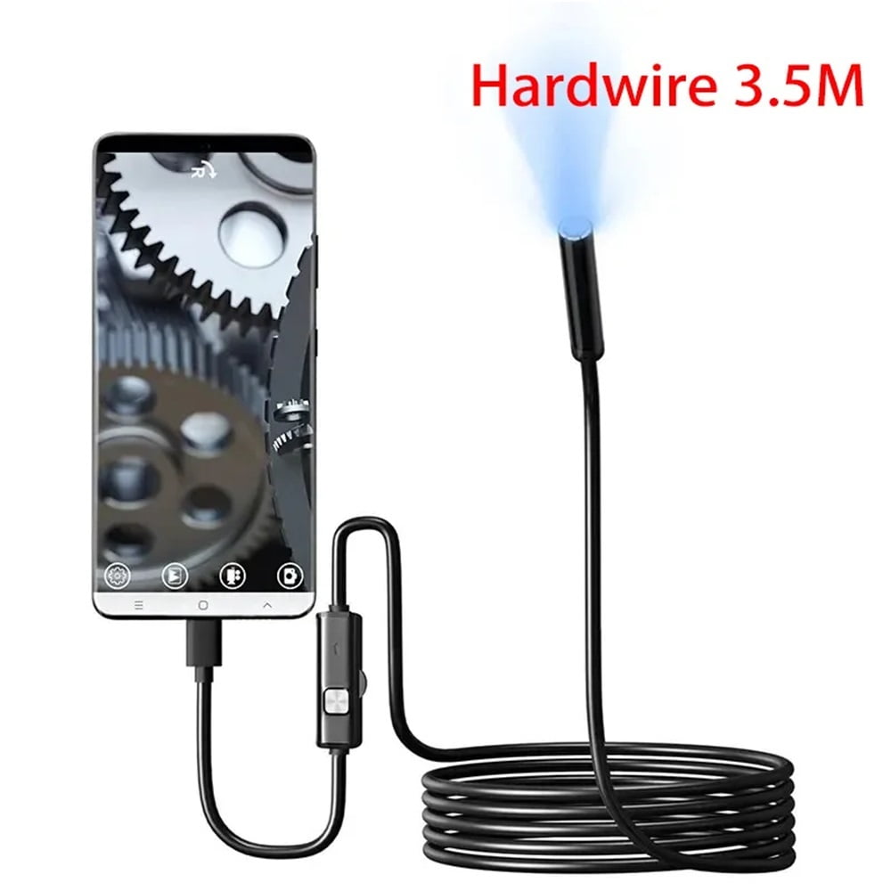 7.0MM TYPE-C Endoscope Camera IP67 Waterproof LED Adjustable USB ...