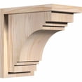 7 1/2"W x 12"D x 12"H Pescadero Smooth Corbel w/Backplate, Douglas Fir ...
