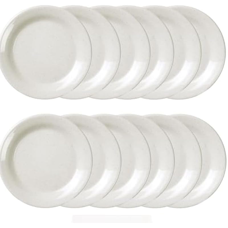 - 7-1 2 x 3 4 San Marino Round Dinner Plates Melamine Set of 12 ...