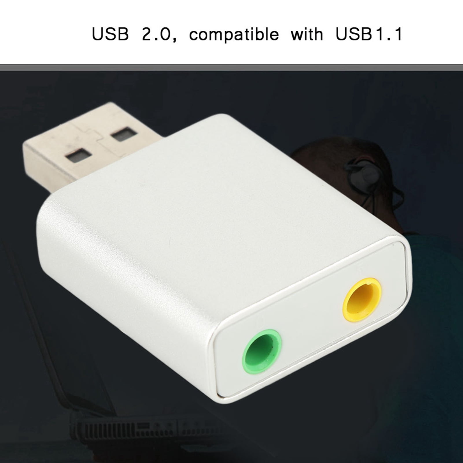 7.1 Channel External USB 2.0 to 3.5mm Stereo Audio Sound Card Mic ... 7.1 Channel External USB 2.0 to 3.5mm Stereo Audio Sound Card Mic ...