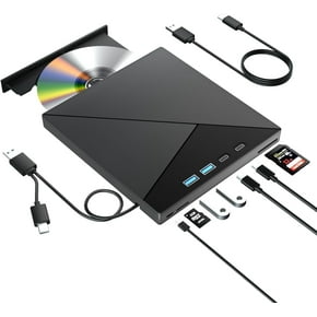 External Blu-ray Drives for PC and Mac in Various Colors and Ports