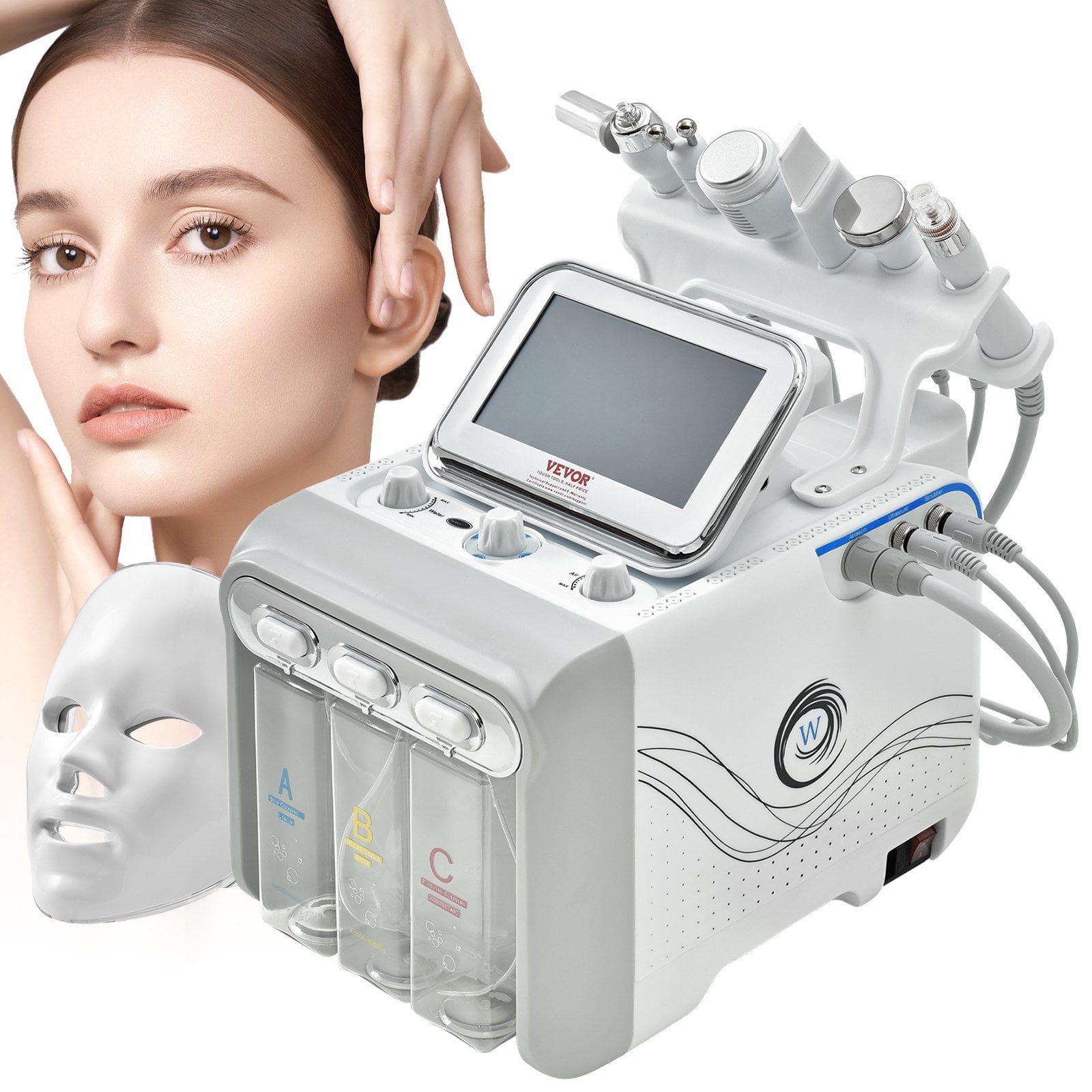 7 in 1 Hydrogen Oxygen Facial Machine, Professional Hydrafacial Machine ...