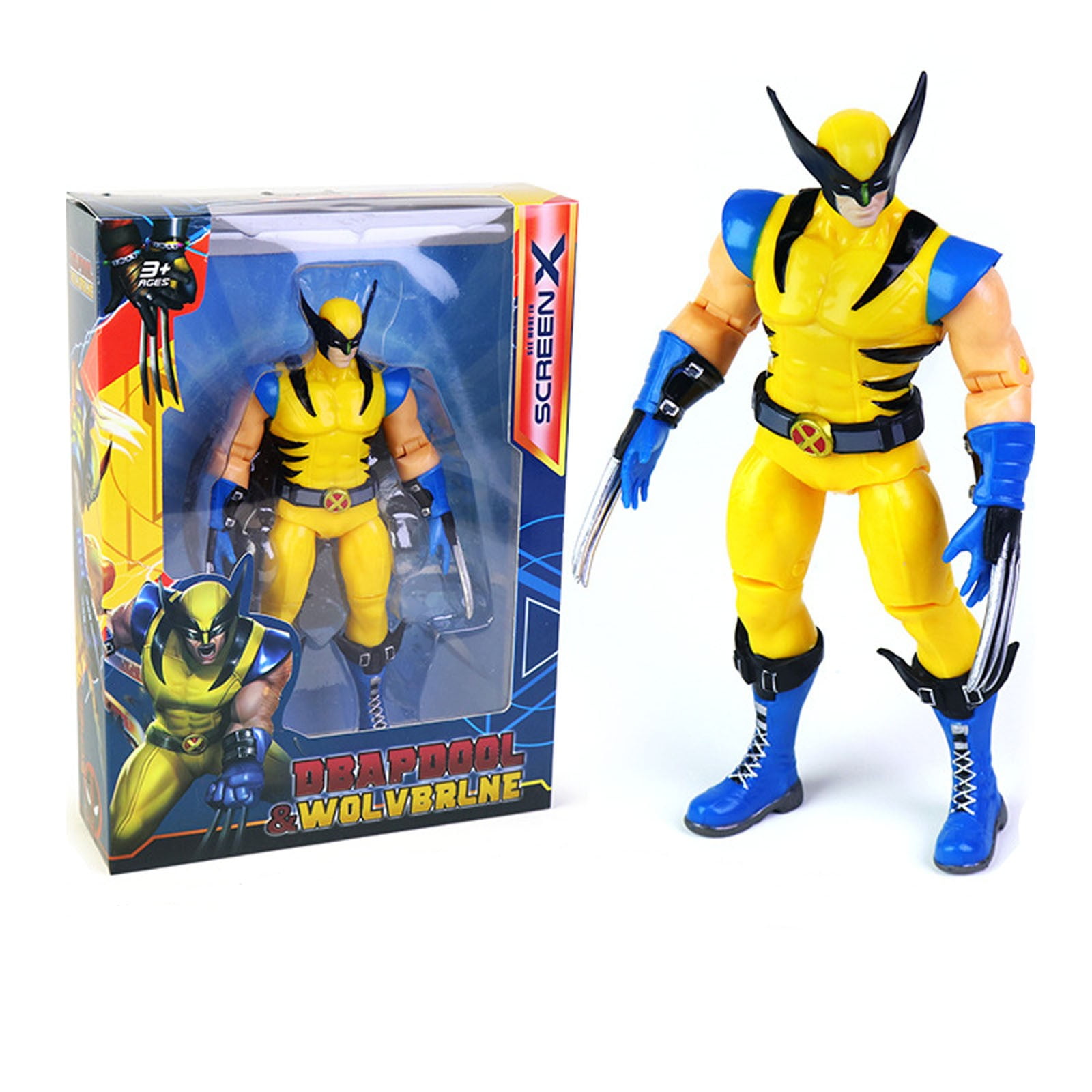 7.1-Inch Articulated Action Figure – Superhero & Anime Character Model ...