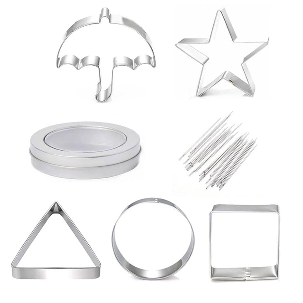 7 in 1 Korean Sugar Candy Making Tools – Stainless Steel Cookie Cutter ...