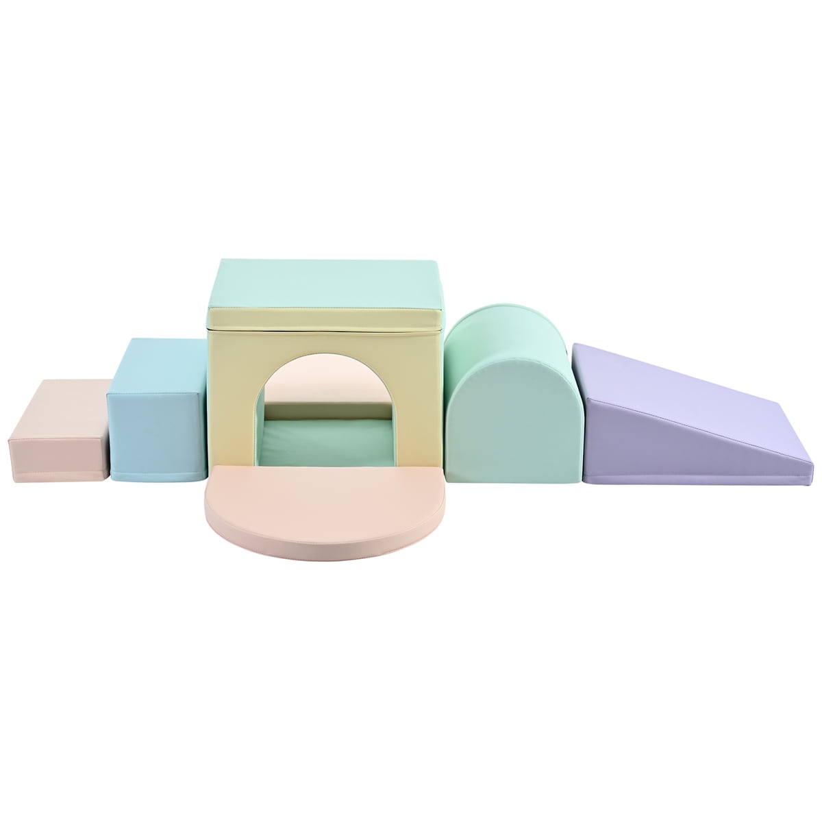 7 in 1 Soft Climb and Crawl Foam Playset, Soft Play Equipment Climb and ...