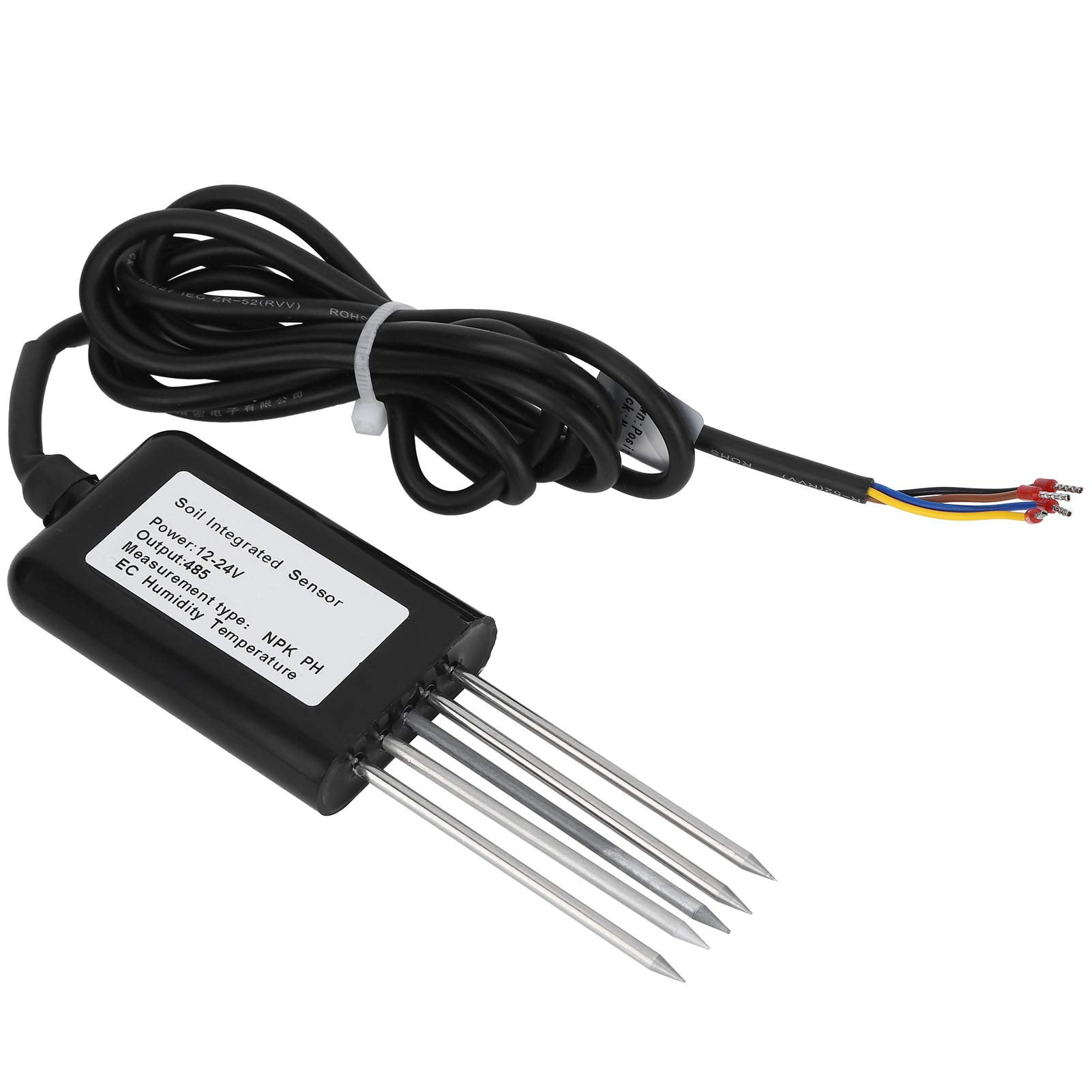 7 in 1 Soil Tester, 5Pin Soil PH NPK Temperature and Humidity EC Sensor ...