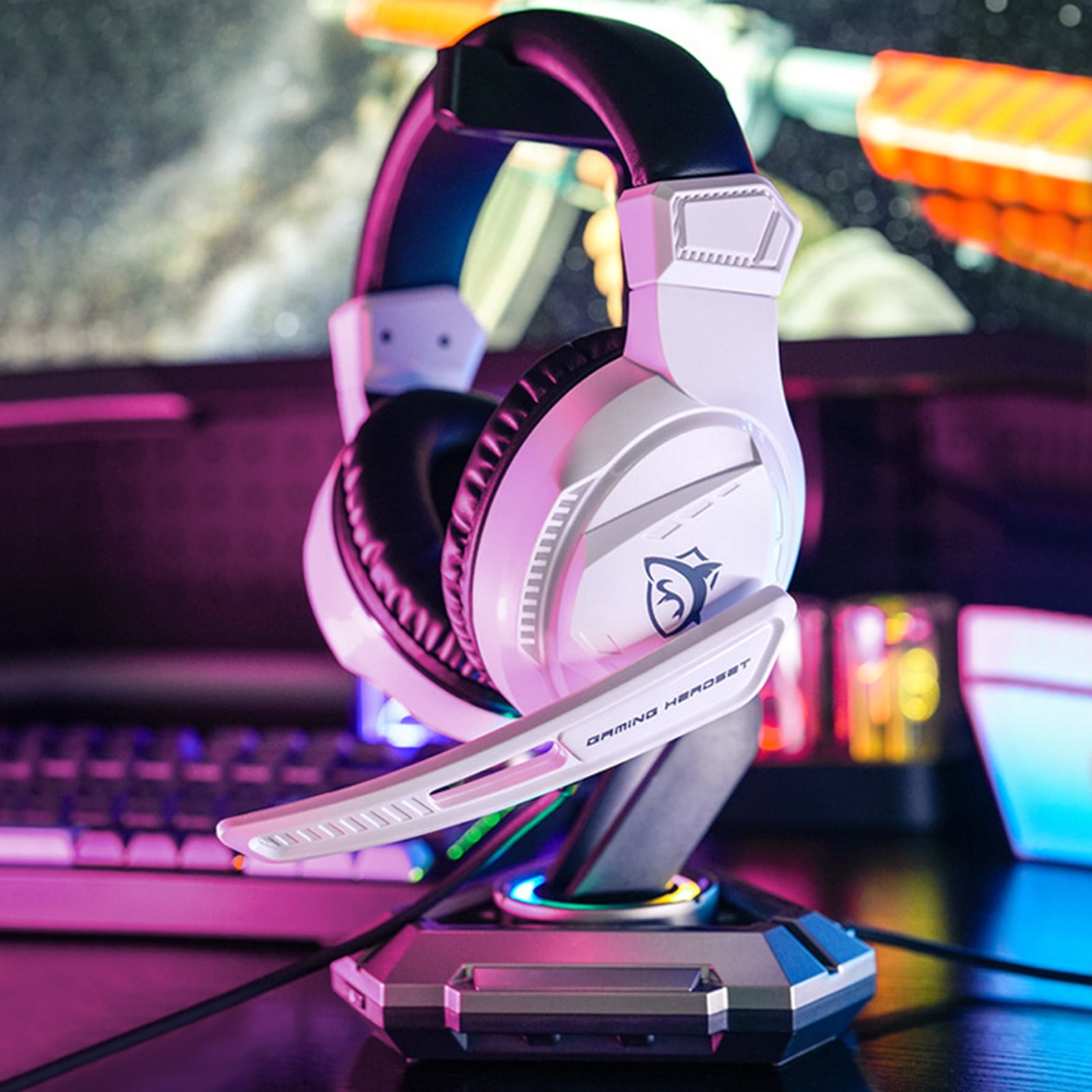 7.1 Surround Sound Headset With Independent Wired Control RGB Gaming ...