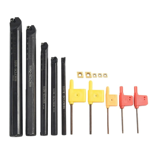 7/10/12/16/20mm SCLCR Lathe Turning Tool Holder Boring Bar Lathe Tool ...