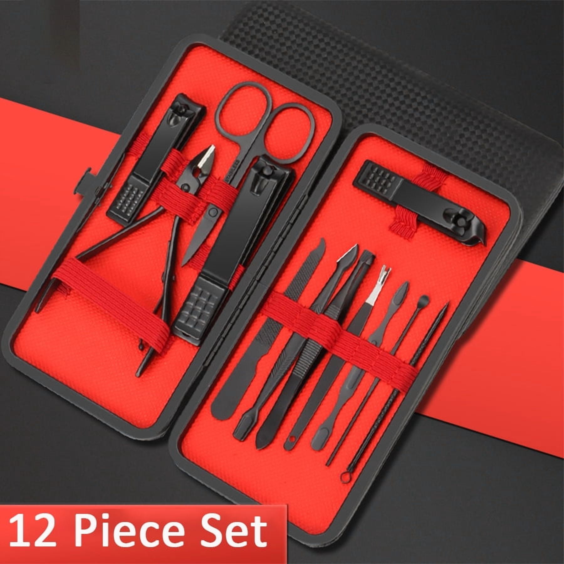 7/10/12/18/20/24PCS Set Professional Manicure Set Kits Stainless Steel ...
