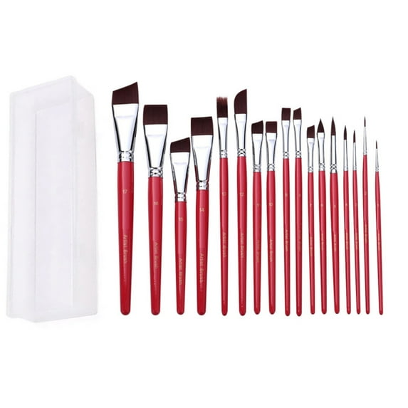 7/10/17 Pcs Paint Brushes Acrylic Paint Brush Nylon Hair Painting ...