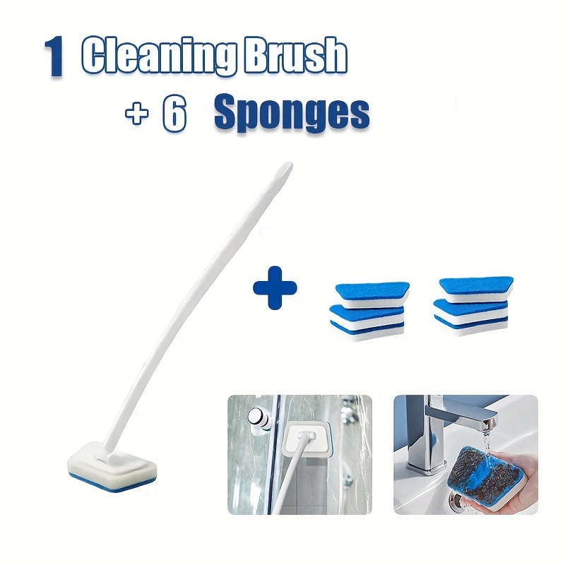 7/11/16 Pack Detachable Sponge Head Cleaning Brushes for Bathtubs ...