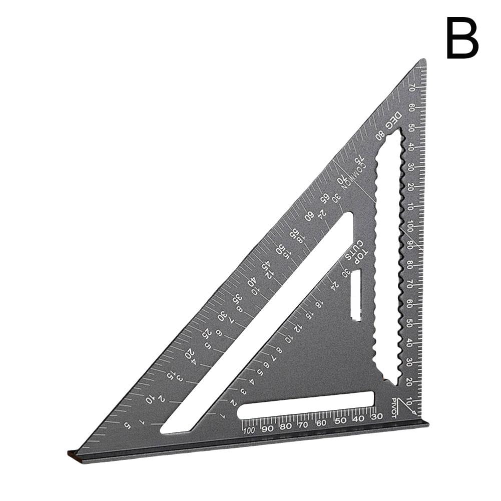 7 /12 Triangle Ruler,Carpenter Square Rafter Square Tool, Carpentry ...