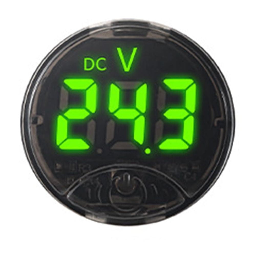 7-120VDC 0-120VDC Touching Control Voltage Meter with Low Voltage Alarm ...
