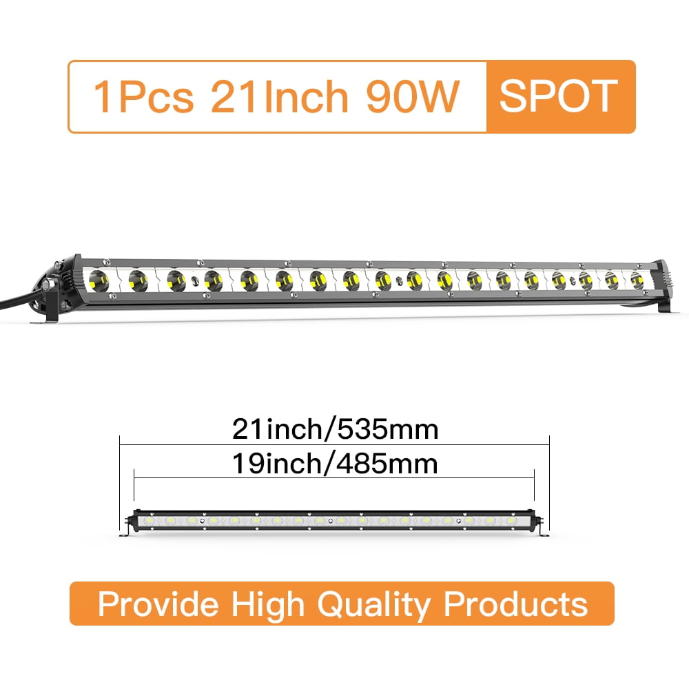 7 13 21inch Led Work Light Bar for Car Spotlights Flood Spot DRL Hi Lo ...