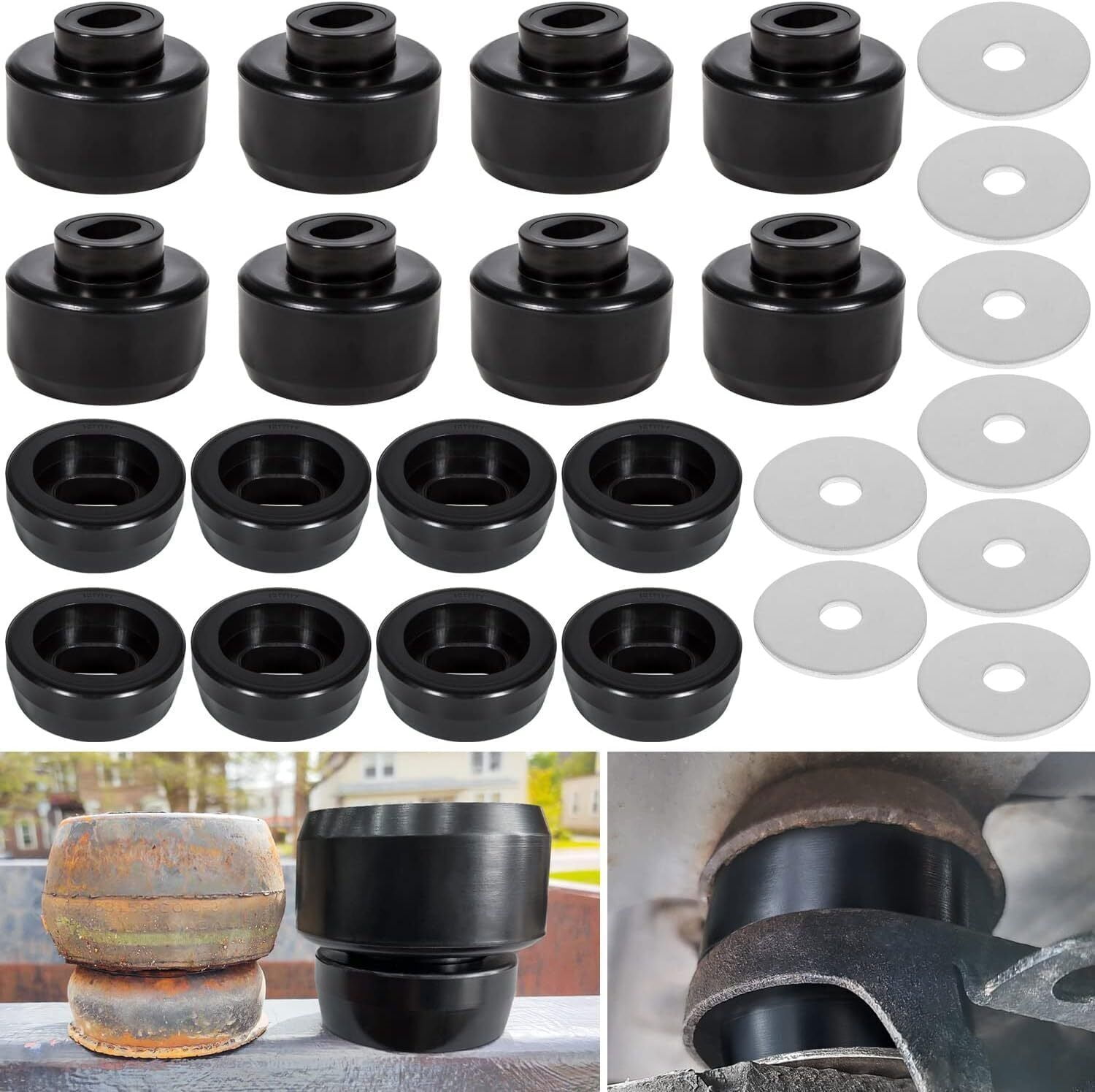 7-141 Body Cab Mount Bushing Kits For 1999-2014 Chevy Silverado 1500 ...