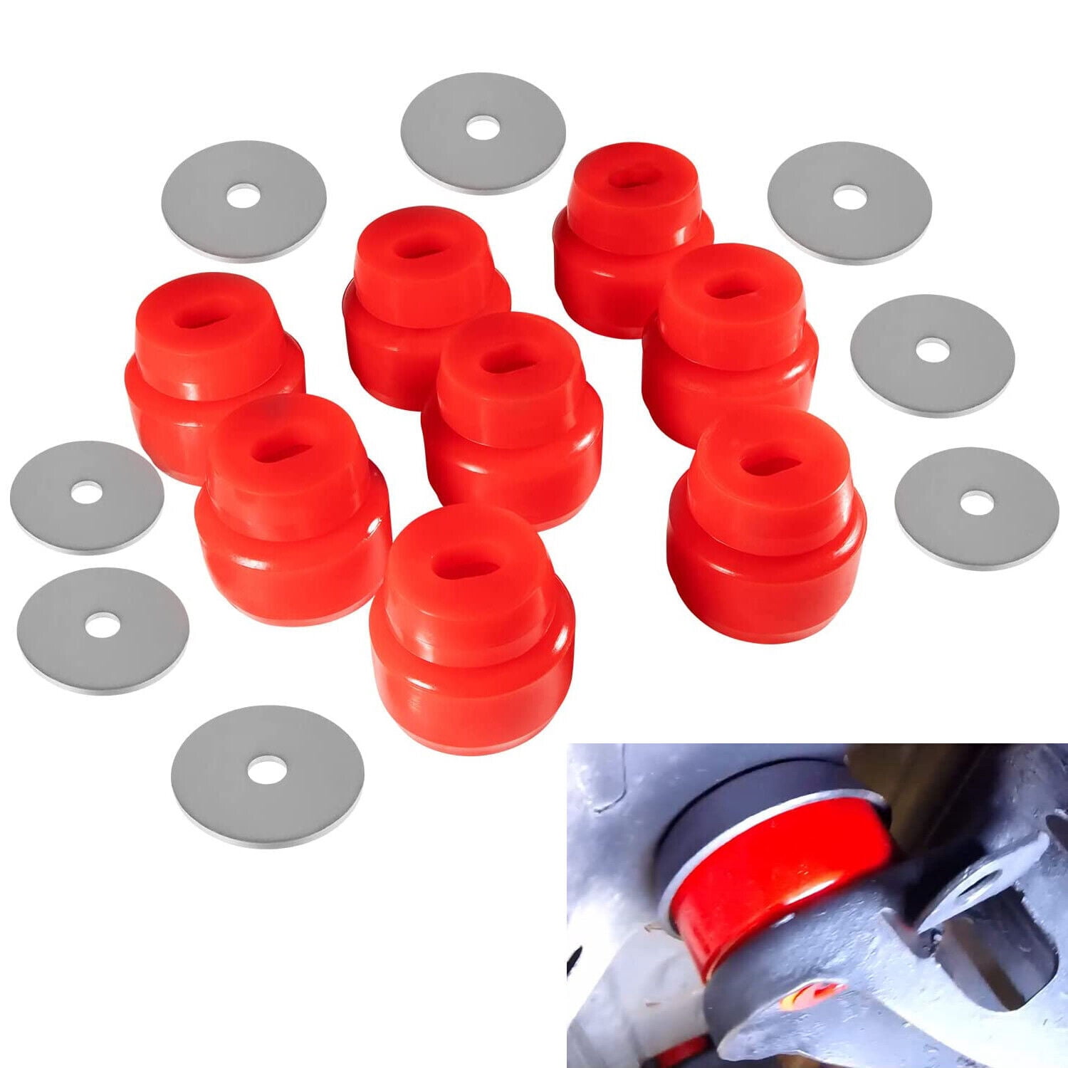 7-141 Body and Cab Mount Bushing Kit For Chevy Silverado Sierra 2/4WD ...