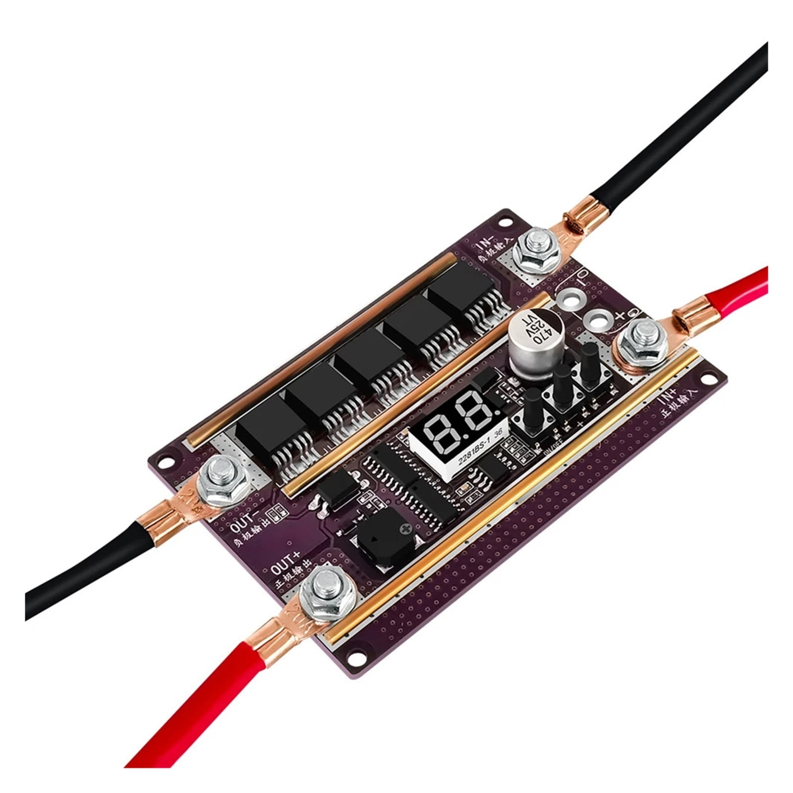 7-14V Spot Welding Tools Kit, Mini Spot Welder Control Board Digital ...