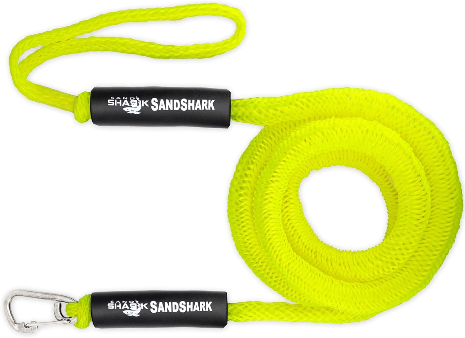 My Store Sandshark Anchor Bungee Dock Line, Yellow, 7-14ft, Shock ...