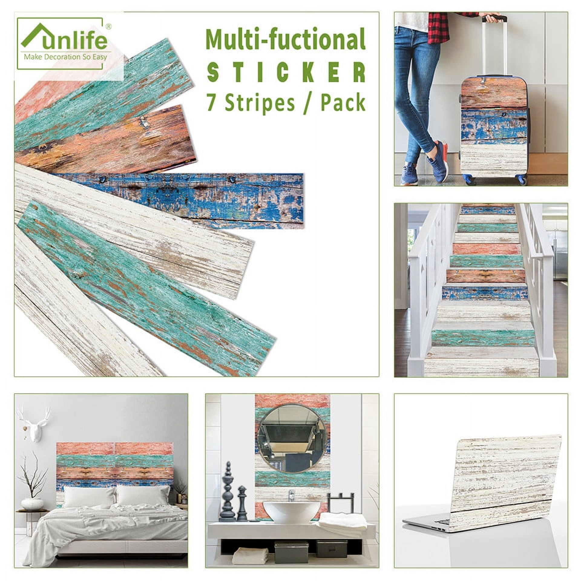 7/14pcs Terrazzo Brick Pattern Stairs Sticker Self Adhesive Riser Stair ...