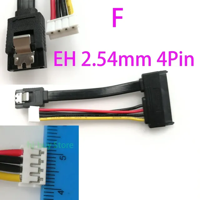 7+15 22P to SATA Hard Disk Drive IDE EH FDD XH2.54 PH2.0 2Pin 4pin PC ...