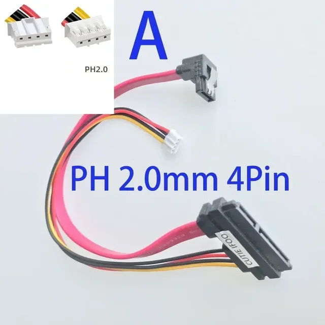 7+15 22P to SATA Hard Disk Drive IDE EH FDD XH2.54 PH2.0 2Pin 4pin PC Power Data Cable 2in1 For ...