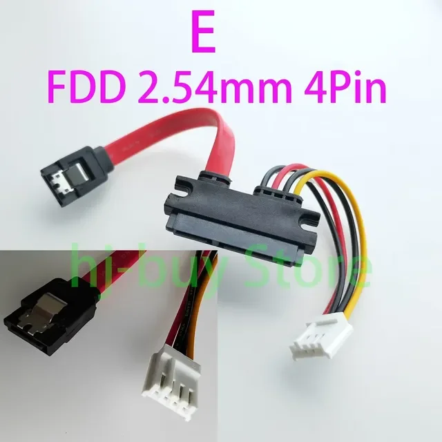 7+15 22P to SATA Hard Disk Drive IDE EH FDD XH2.54 PH2.0 2Pin 4pin PC ...