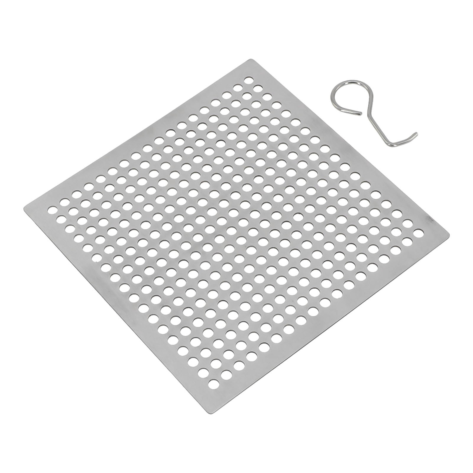 7-15cm Square Stainless Steel Drainage Net Cover Shower Hair Filter ...