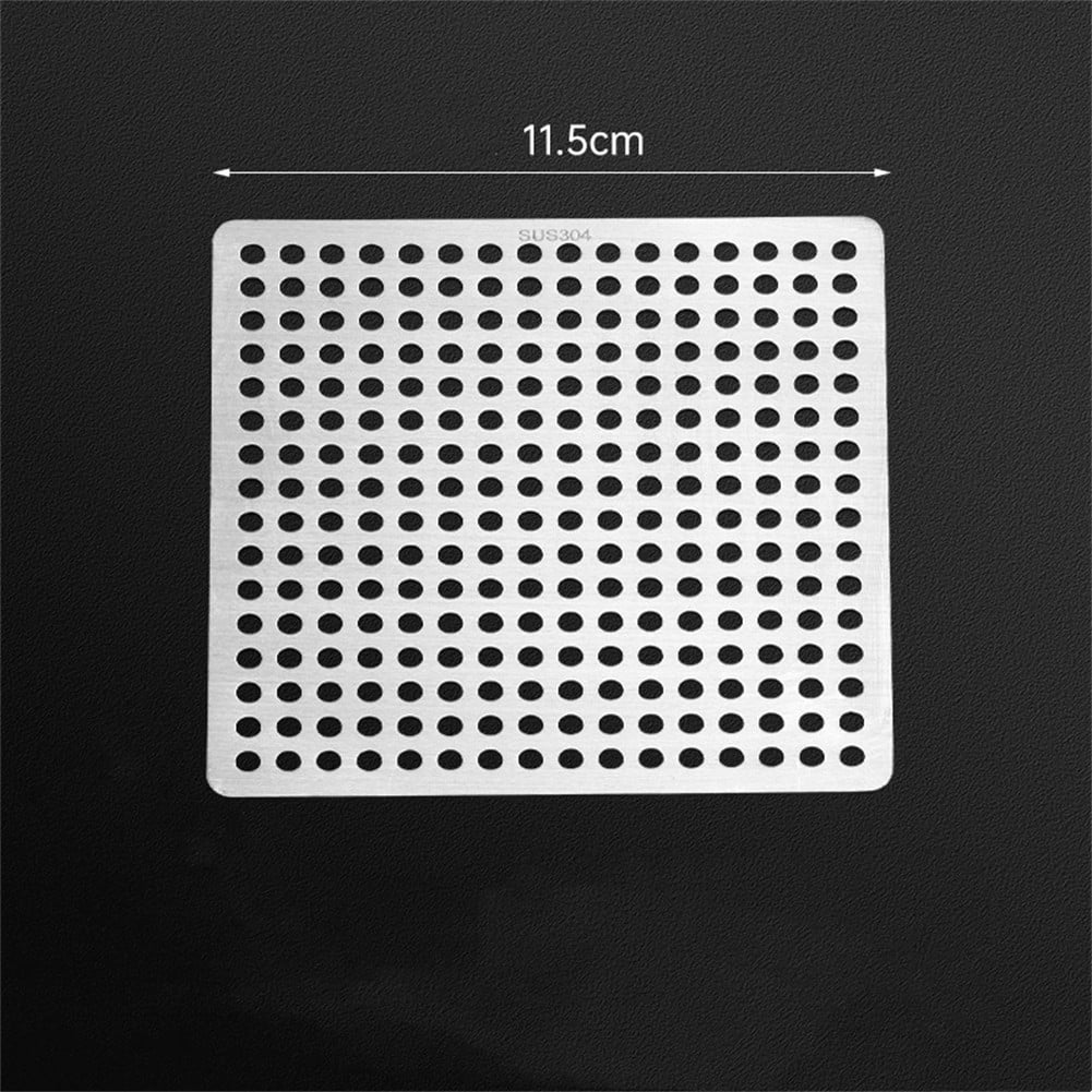 7-15cm Square Stainless Steel Drainage Net Cover Shower Hair Filter ...