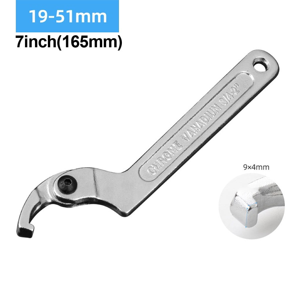 7-15inch Wrench Adjustable Hook Spanner Screw Nuts Driver Automobile ...