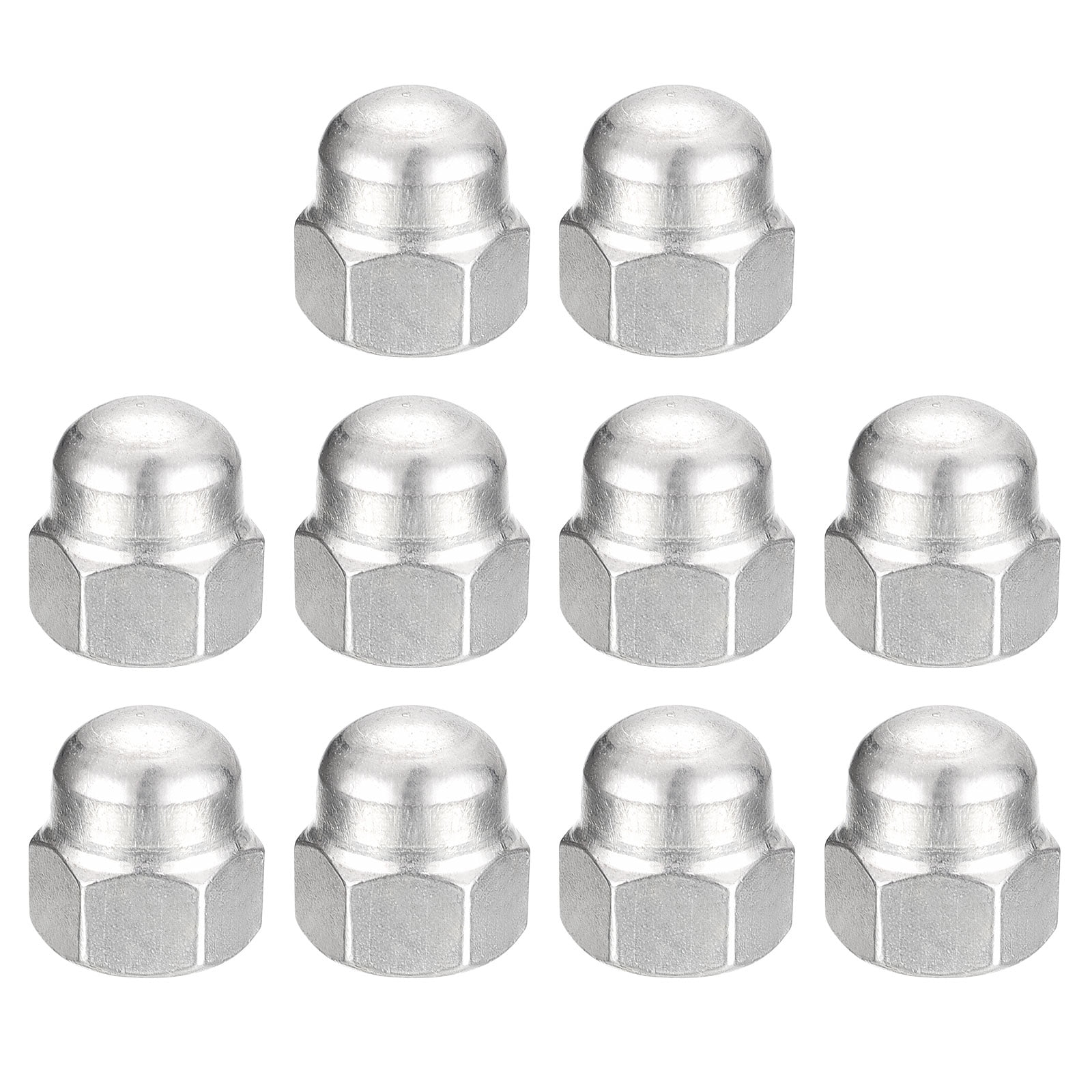 7/16-14 Acorn Cap Nuts, 10pcs - 304 Stainless Steel Hardware Nuts ...
