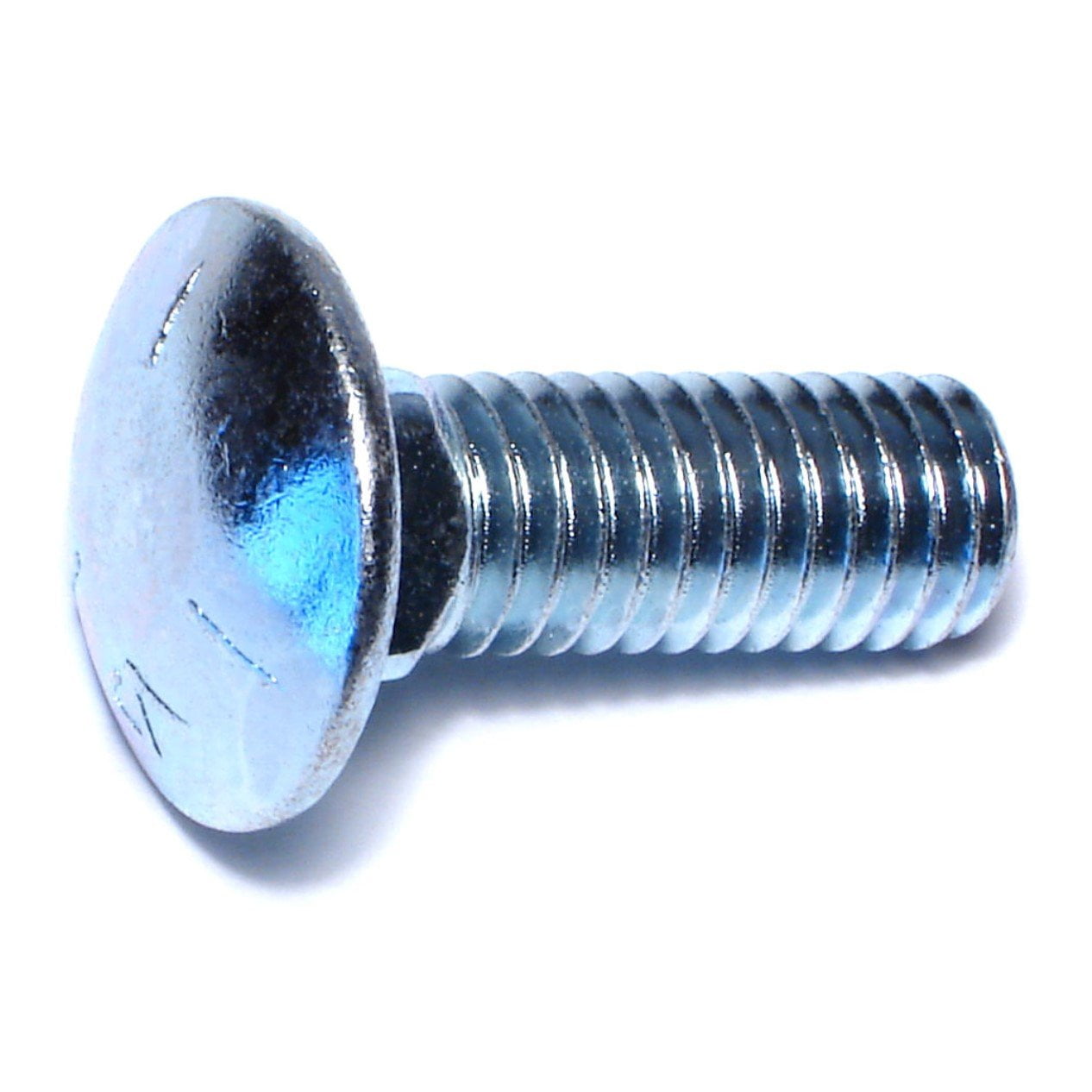 7/16"-14 x 1-1/4" Zinc Plated Grade 5 Steel Coarse Thread Carriage ...