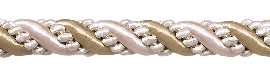 7/16" (1cm) Large Decorative Rope Cord Trim # 716I2NL,, White Sands ...