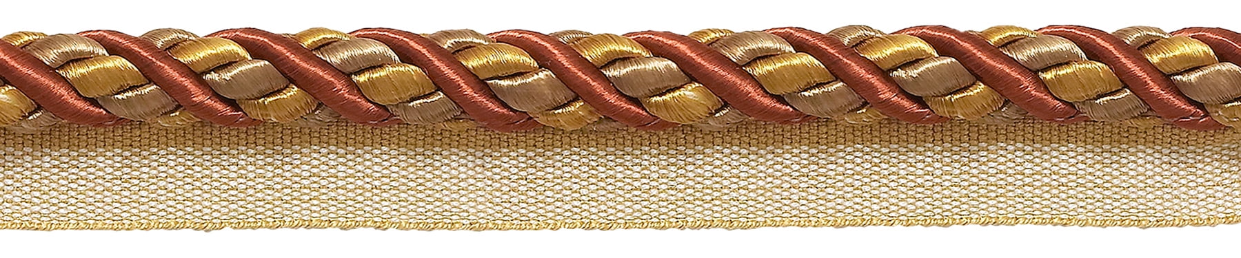 7/16" (1cm) Large Shiny Decorative Decorative Twisted Rope Cord with ...