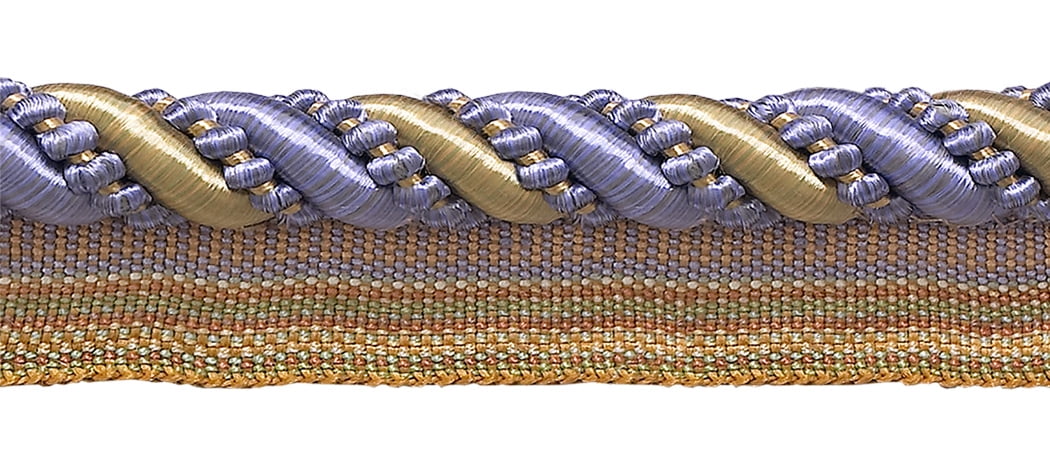 7/16" (1cm) Large Shiny Decorative Twisted Rope Cord with Lip | Cord ...