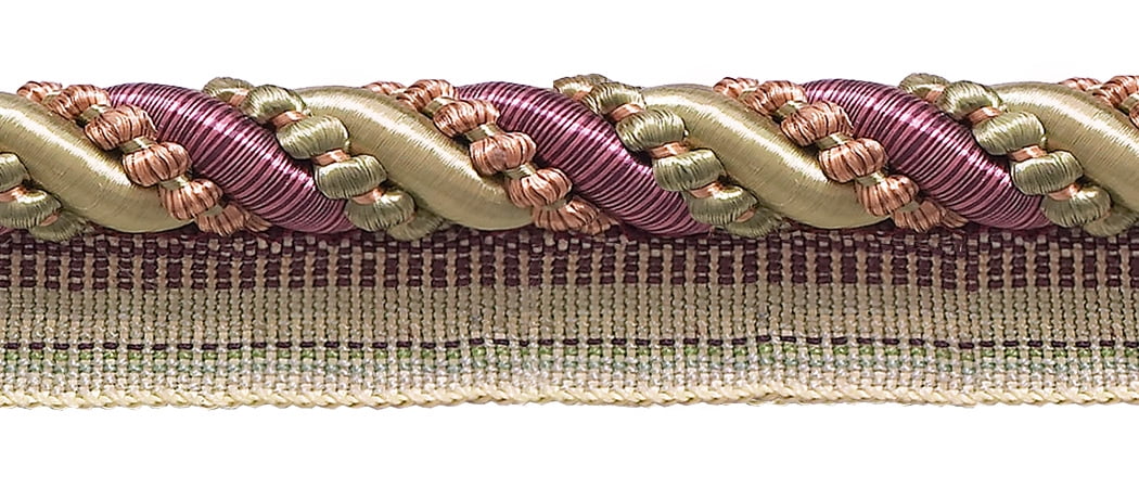 7/16" (1cm) Large Shiny Decorative Twisted Rope Cord with Lip | Cord ...