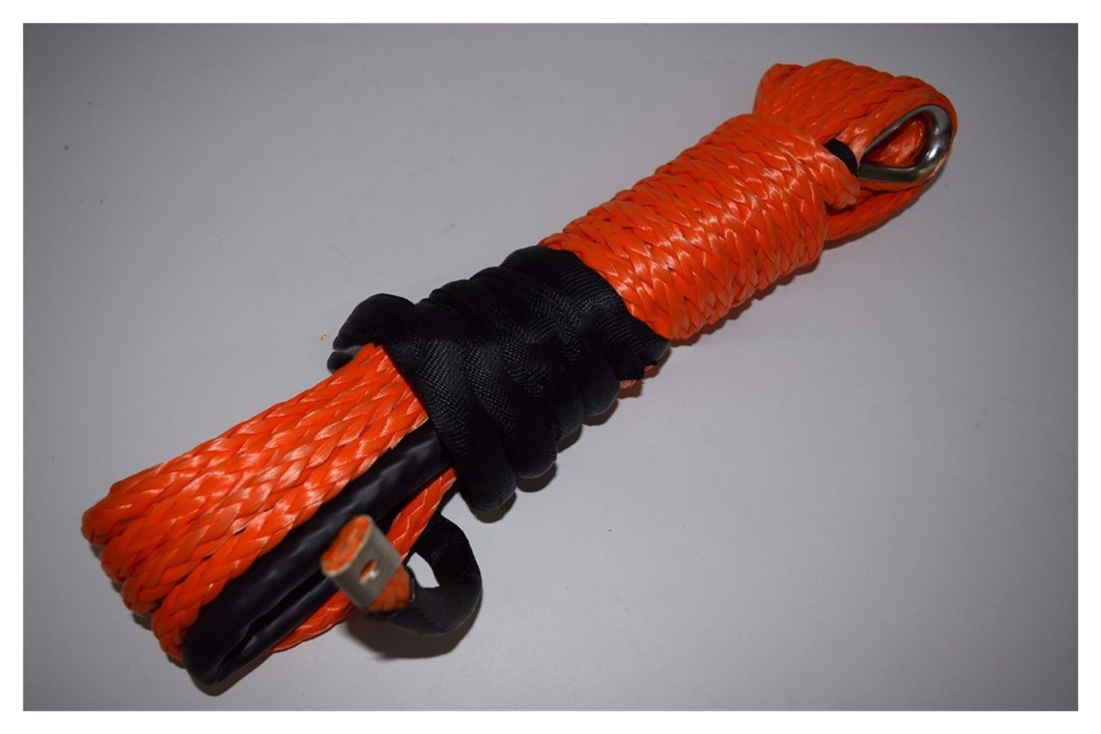 7/16"*40ft Orange Synthetic Rope,Synthetic Winch Cable Rope,Steel Winch ...