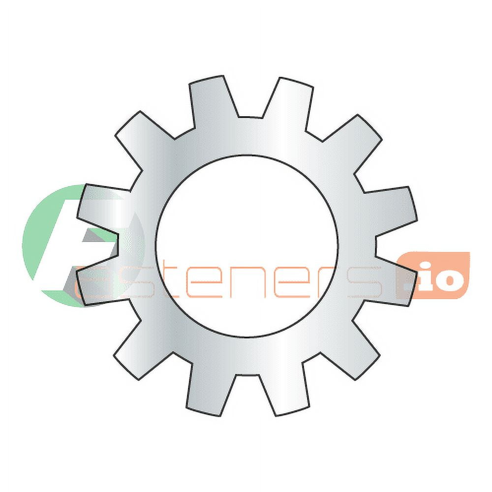 7/16" External Tooth Lock Washers / Steel / Zinc / Outer Diameter: .740 ...