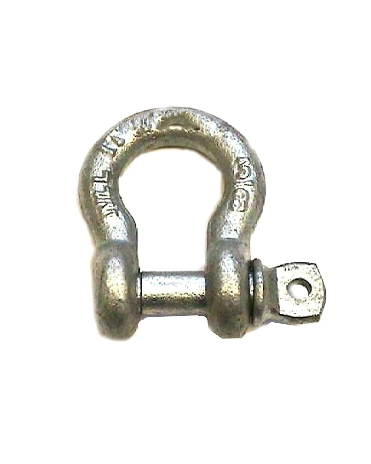 7/16" Galvanized Screw Pin Anchor Shackle - Galvanized Anchor Shackle ...