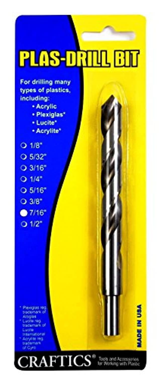 7/16" drill bit for plastic (acrylics, plexiglas, lexan, abs, pvc, and ...