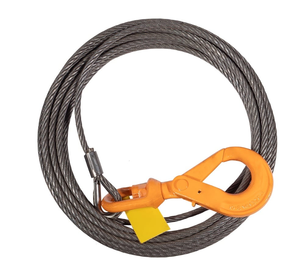 7/16" x 100' Winch Cable Rope Wrecker Tow Truck Rollback - Steel Core ...