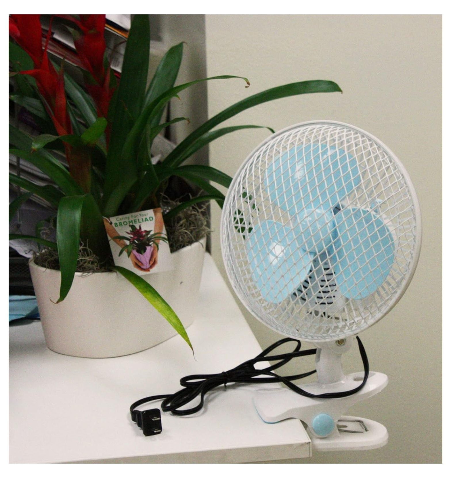 7" 2 SPEED OSCILLATING MULTI-USE FAN STAND UP, WALL MOUNT, OR CLIP ON ...