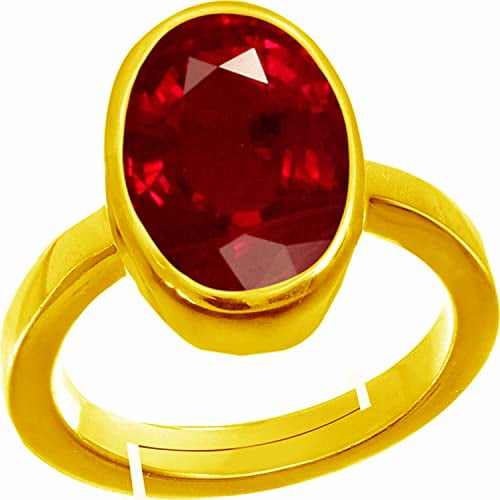 7.25 Ratti 6.44 Carat Certified Unheated Untreatet A+ Quality Natural Burma Ruby Manik Gemstone ...