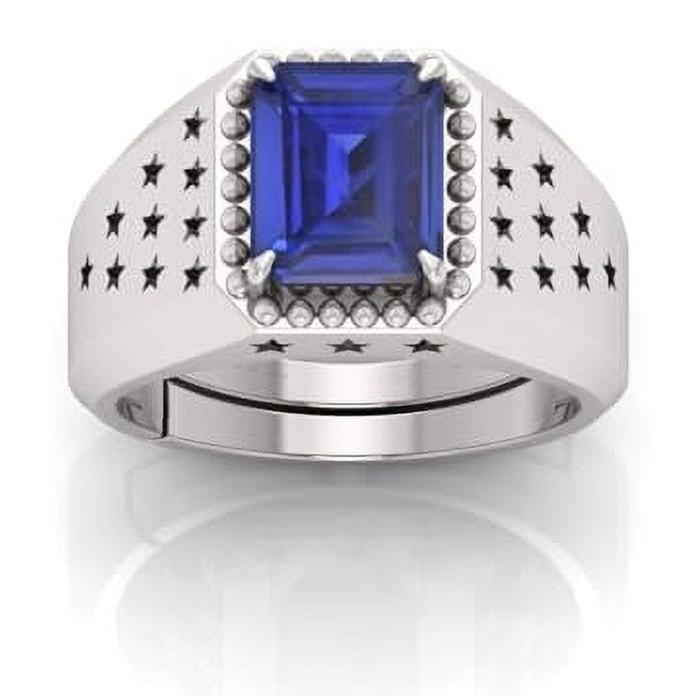 7.25 Ratti Unheated Untreatet A+ Quality Natural Blue Sapphire Neelam ...