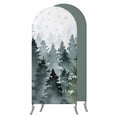 7.2FT Arch Backdrop Covers, Christmas Tree Wedding Arch Cover Stretchy ...