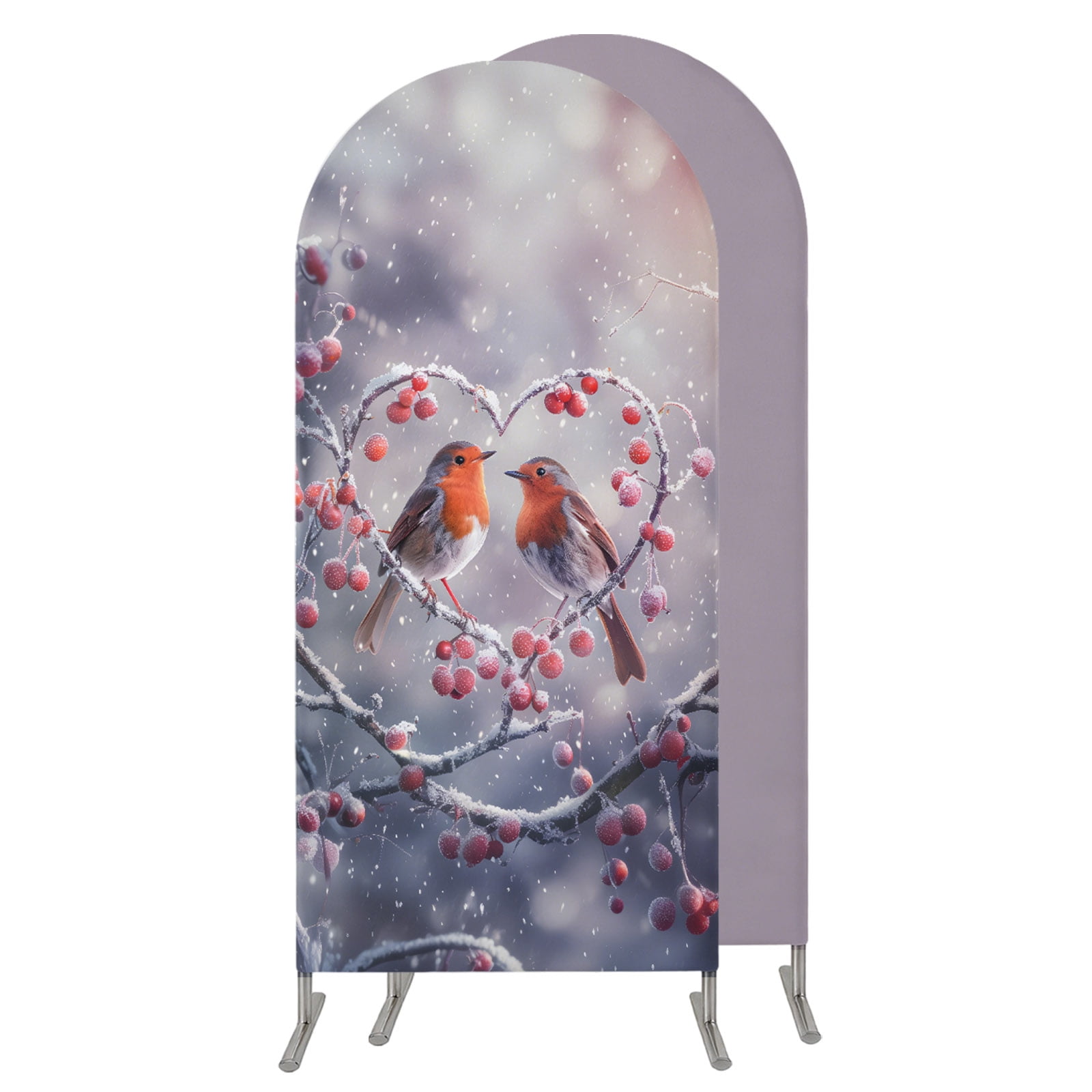 7.2FT Arch Backdrop Covers, Christmas Wedding Arch Cover Stretchy ...